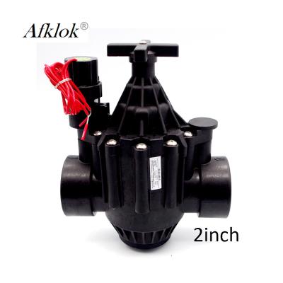 China 50mm Irrigation Solenoid Valve Working Temperature 80 Degree 0.1-1.04Mpa for sale