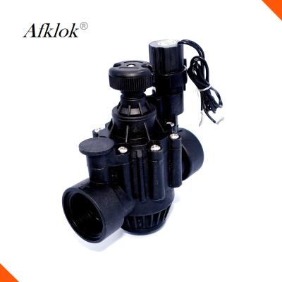 China Shutoff Irrigation Solenoid Valve Waterproof Electromagnet With BSP Thread Connector for sale