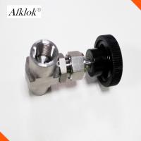 China High Temperature Stainless Steel Needle Valve with Flow Meter - 3/8 NPT, 3000-6000 PSI, -40°C to 200°C for sale
