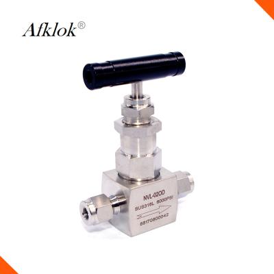China Stainless Steel 316 Needle Valve 1/4