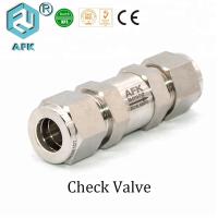 China Stainless Steel 316 Double Ferrule Non-Return Valve 1000-3000 PSI for Gas and Air Compressor Systems for sale