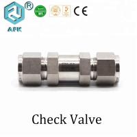 China Stainless Steel 316 High Pressure Check Valve 1000-3000 PSI in 1/8
