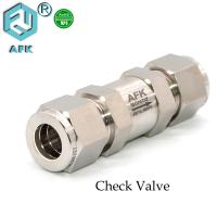 China 3000 Psi Air Compressor Check Valve One Way For Water Oil Gas Ferrule OD Threaded for sale