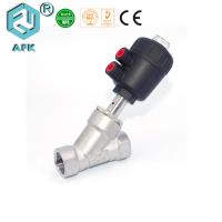 China Low Pressure Pneumatic Control Valve 0-16 Bar with Plastic Actuator, DN15-DN80 Sizes, Stainless Steel Body for sale