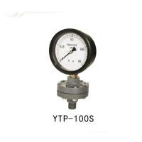 China Plastic 3 Inch Diaphragm Oil Filled Gas Pressure Test Gauge 0-0.6 Mpa Range IP54 Rated for sale