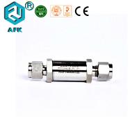 China Laboratory Compressed Air Check Valve Ferrule OD Connection 2μM~40μM For Liquid for sale