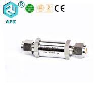 China Straight Fuel Line Check Valve Applied To Gas Liquid Max Working Temperature 204℃ for sale