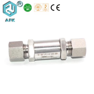 China Stainless Steel Natural Gas Strainers , 2um~40um Air Hose Check Valve for sale