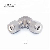 China Compression Tube Fittings SS316 Union Elbow Connector Pipe Fitting for sale