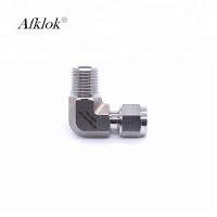 China Stainless Steel 316 Male and Ferrule Elbow Tube Tittings for sale
