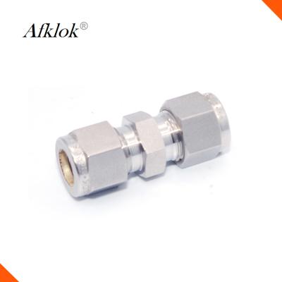 China SS316 Stainless Steel Double Ferrule Tube Fitting Adapter for sale