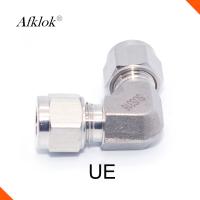 China SS316 Stainless Steel Union Elbow Compression Pipe Fittings for sale
