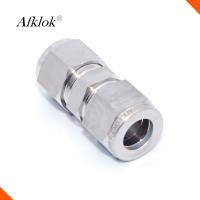 China 1/2Inch Gas Pipe Compression Fittings , 90° Elbow Shaped Ss Plumbing Fittings for sale