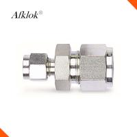 China Swagelock Type Stainless Steel Tube Fittings Head Code Hexagon With Ferrule Connector for sale