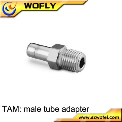 China AFK-Lok High Pressure Propane Gas Adapter SS316 12,000 PSIG with 1/8 to 1/2 inch NPT Thread Options for sale