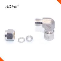 China 316 Stainless Steel Tube Fittings , Seamless Elbow Pipe Fitting For Hydrogen for sale