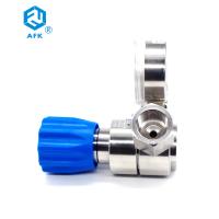 China High Pressure Stainless Steel Nitrogen Regulator 200 Bar G5/8 With Dual Gauges for sale