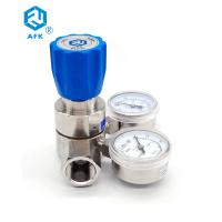 China High Pressure Stainless Steel Nitrogen Regulator 200 Bar G5/8 With Dual Gauges for sale