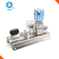 China Stainless Steel Argon Gas Panel Pressure Regulator Valve for sale