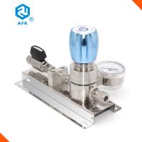 China Stainless Steel Argon Gas Panel Pressure Regulator Valve for sale