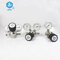 China CO2 High Pressure Air Regulator With Gauge For High Purity Gas One Stage for sale