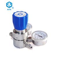 China 316L Stainless Steel Ammonia Gas Pressure Regulator with Plunger Valve Core - 6000 PSIG Inlet, 0-3000 PSIG Outlet for sale