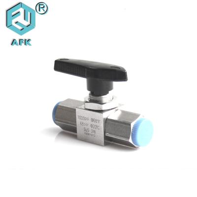 China Stainless Steel 316 High Pressure Ball Valve 3000psi with NPT Thread Ends in 1/4