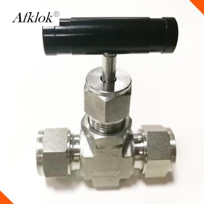 China Stainless Steel 316 Needle Valve 3000psi 6000psi Pressure Range for Flow Control in 3mm-12mm Sizes for sale