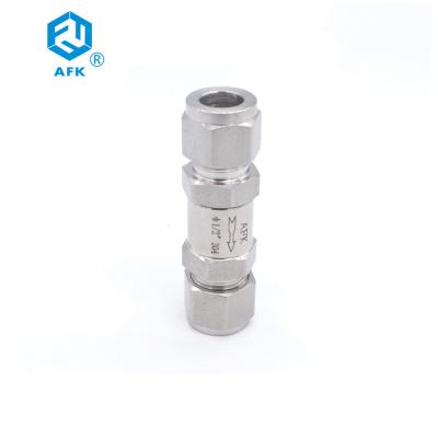 China Stainless Steel 316 High Pressure One Way Check Valve 3000 PSI 6mm OD for Fuel and Air Compressor Systems for sale