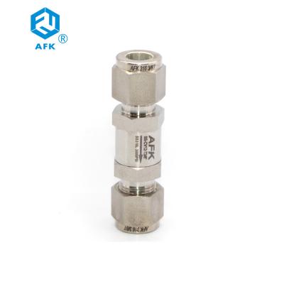 China AFK-lok Stainless Steel 316 Air Compressor Check Valve 3000 PSI in 1/4 1/8 3/8 1/2 3mm 6mm 8mm 10mm Sizes for sale
