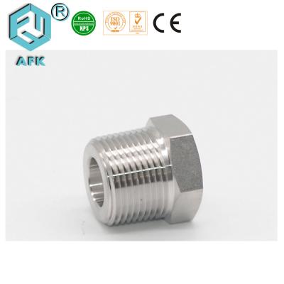 China Metric Stainless Steel Hex Reducer Bushing 3000-6000 PSI Pressure Rating with 6-32mm Tube OD for sale