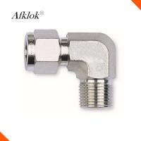 China 90 Degree Stainless Steel Union Elbow Pipe Fittings 4mm Port Size for Gas and Water Systems GB Standard for sale