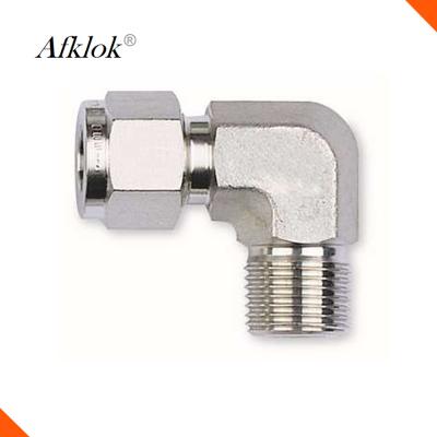 China 90 Degree Stainless Steel Union Elbow Pipe Fittings 4mm Port Size for Gas and Water Systems GB Standard for sale
