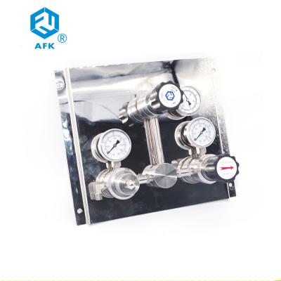 China Stainless Steel Automatic Switchover Manifold , High Pressure Gas Control Panel for sale