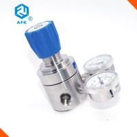 China Inlet 500psi Low Pressure Argon Gas Pressure Regulator R13 Diahpragm Structure for sale