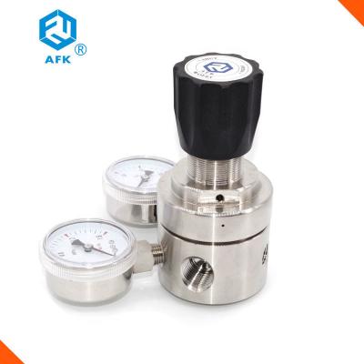 China Panel Mounted High Pressure Nitrogen Gas Regulator 3000 PSI Inlet 1/2
