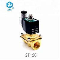 China 2T Lpg Gas Solenoid Valve 12V 24V 110V 220V 3/4 Inch Normal Working Temperature for sale