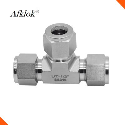 China High Pressure 316 Stainless Steel Tube Fittings 3000PSI Water Oil Gas Application for sale