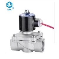 China Stainless Steel Direct Acting Water Solenoid Valve DC 12v 2w-320-32B Diaphragm Structure for sale