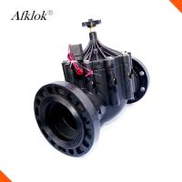 China 800Kpa Irrigation Solenoid Valve 3 Inch AC220 AC110V AC24V With Flange Connector for sale