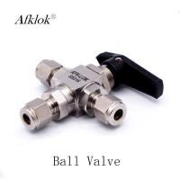 China Small Volume Stainless Steel Ball Valve High Temp Resistant 3000 PSI 3 Way  3/8