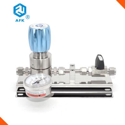 China Secondary Nitrogen Control Panel Usd 500PSI SS 316L For Laboratory Gas Analysis for sale