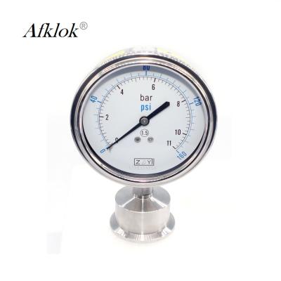 China Digital Gas Pressure Test Gauge Stainless Steel Sanitary Application With Diaphragm for sale