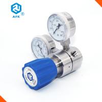 China High Pressure Stainless Steel Pressure Regulator Medium Flow Rate With Two Gauges for sale
