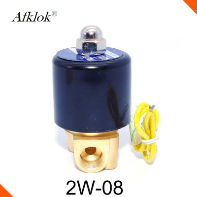 China Explosion Proof Water Dispenser Solenoid Valve 2W-025-08 Brass 1/4