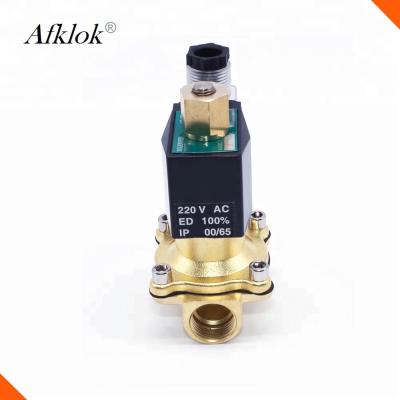 China Brass Material Water Solenoid Valve 2W-32K 11/4