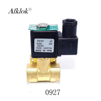 China Normally Closed High Pressure Air Solenoid Valve 16 Bar For Gas / Water / Oil for sale