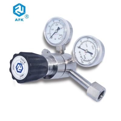 China AFK R41 Single Stage Piston Pressure Regulator 6000 PSI with 316L Stainless Steel Construction for sale
