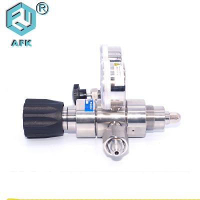 China Diaphragm Stainless Steel Pressure Regulator for Oxygen Nitrogen Argon - 3000 psig Max Inlet, 1/4