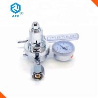 China R190 Series Brass Flow Meter Pressure Regulator with 25 MPA Outlet Pressure and 2-Inch Gauge for MIG/TIG Gas Protection for sale